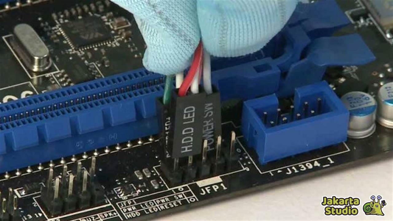Cara Pasang Kabel Front Panel pada Motherboard PC
