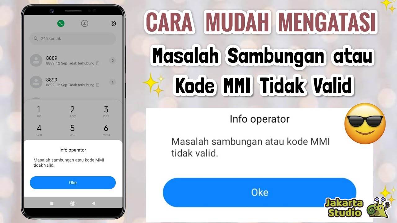 Cara Mengatasi Masalah Sambungan atau Kode MMI Tidak Valid