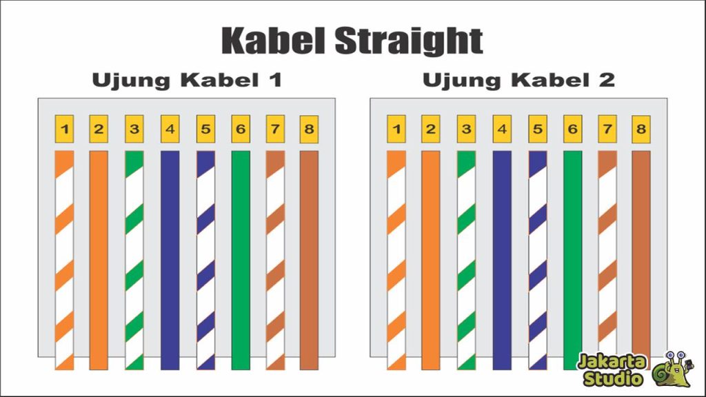 Panduan Urutan Kabel Straight dan Cross untuk Jaringan Komputer