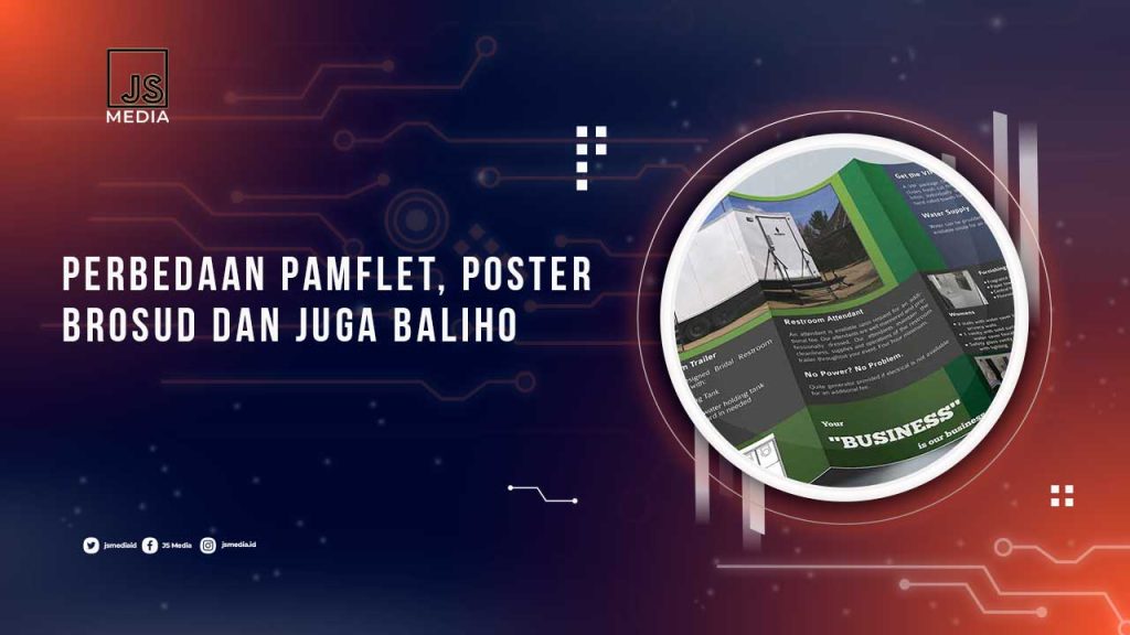 Perbedaan Pamflet, Poster, Brosur, dan Baliho Lengkap