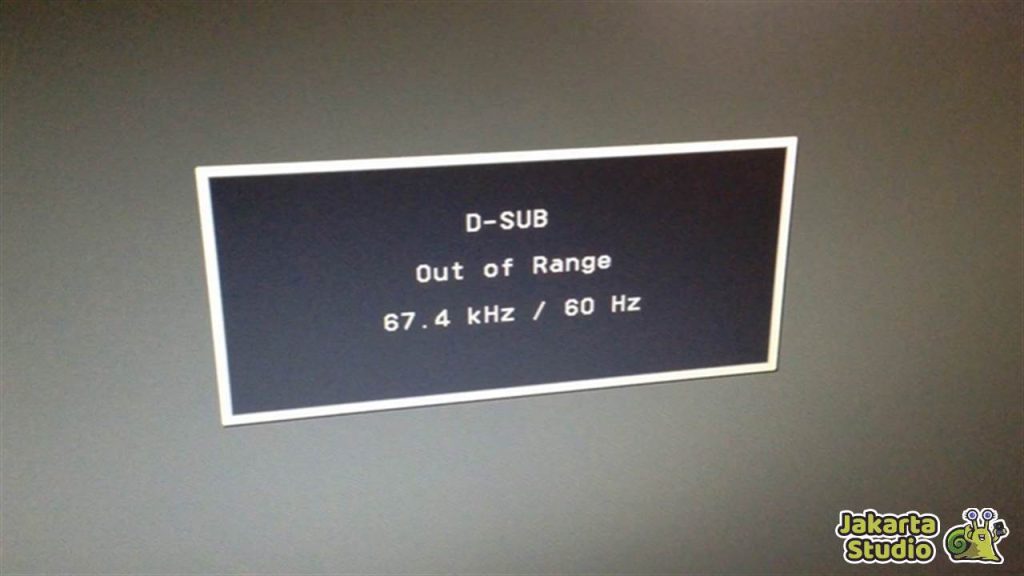 Cara Mengatasi Masalah “Monitor Out of Range” pada Komputer