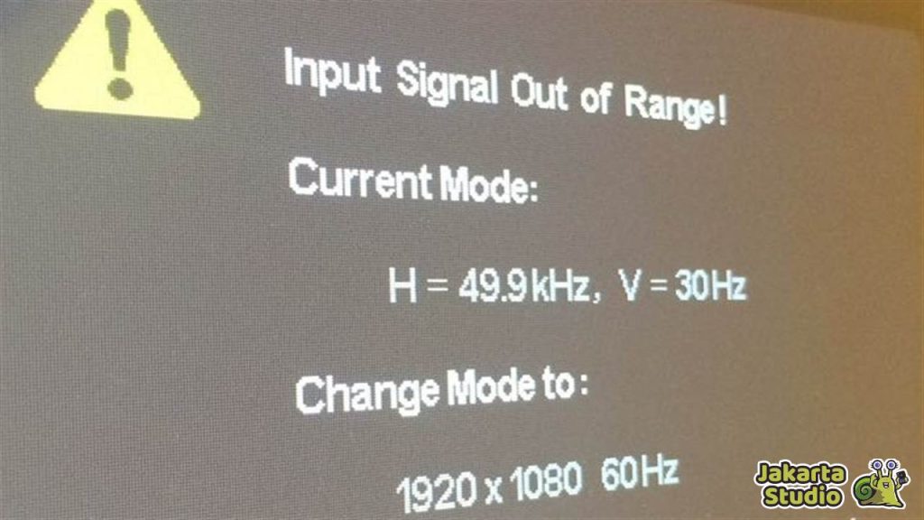Cara Mengatasi Masalah “Monitor Out of Range” pada Komputer