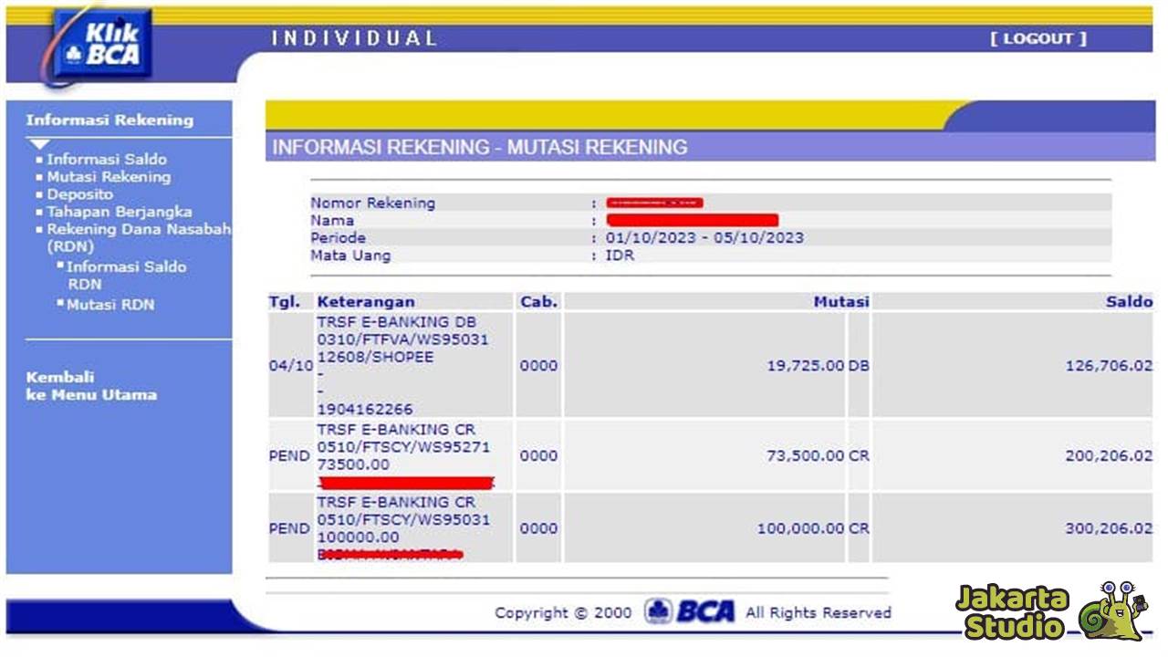 Cara Menghapus Mutasi Rekening BCA, Apakah Bisa?