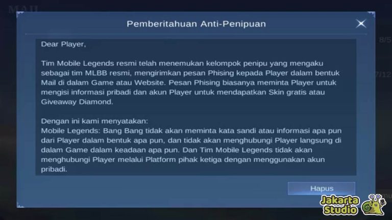 Hati-Hati! Marak Penipuan Customer Service di Mobile Legends