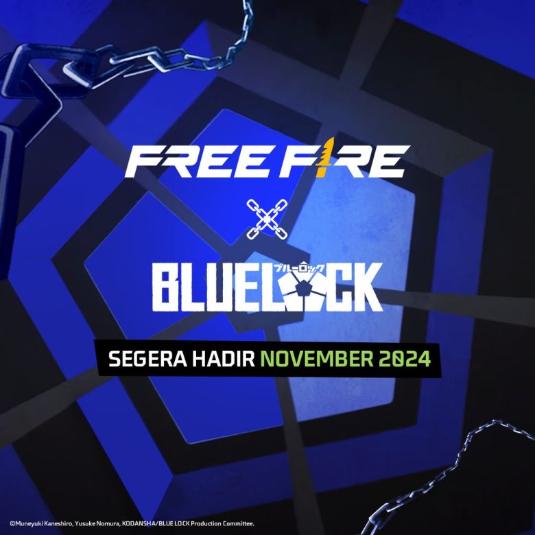 Kolaborasi Free Fire x Blue Lock Resmi Hadir November 2024