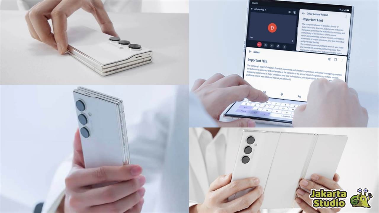 TECNO Phantom Ultimate 2, HP Lipat 3 Layar Dengan Terbaru!