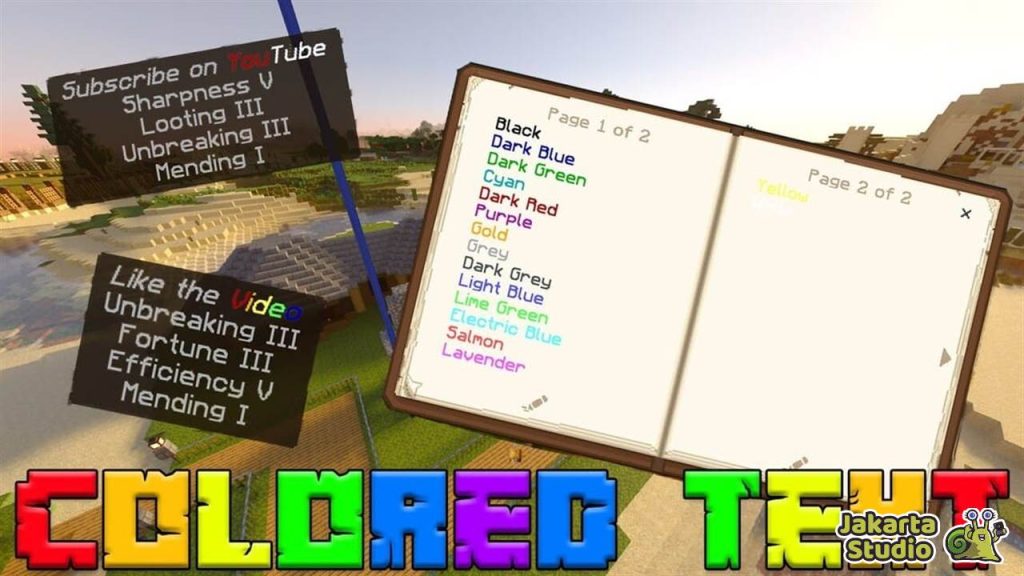 Kode Warna di Game Minecraft dan Cara Menggunakannya