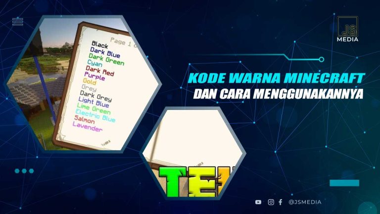 Kode Warna di Game Minecraft dan Cara Menggunakannya