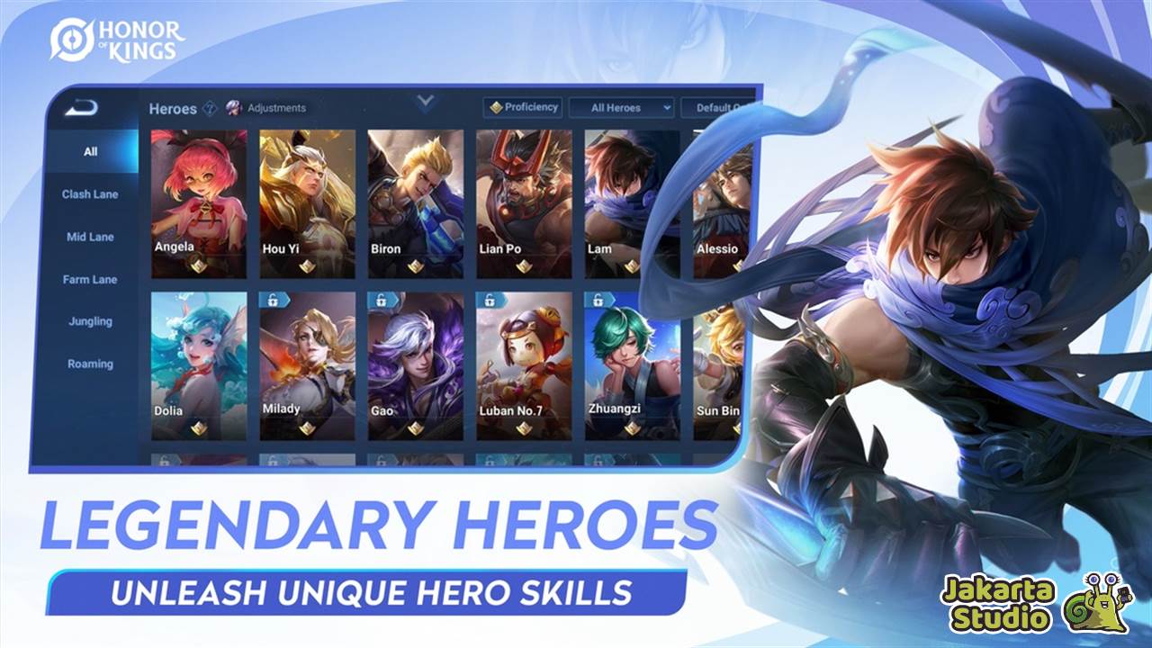 Tier List Hero Jungler HOK Terbaik Bulan Oktober 2024