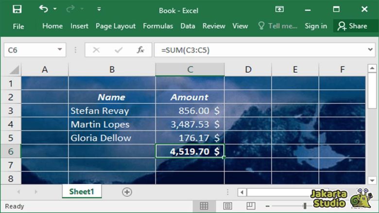 Cara Mudah Menambah Background di Dokumen Excel