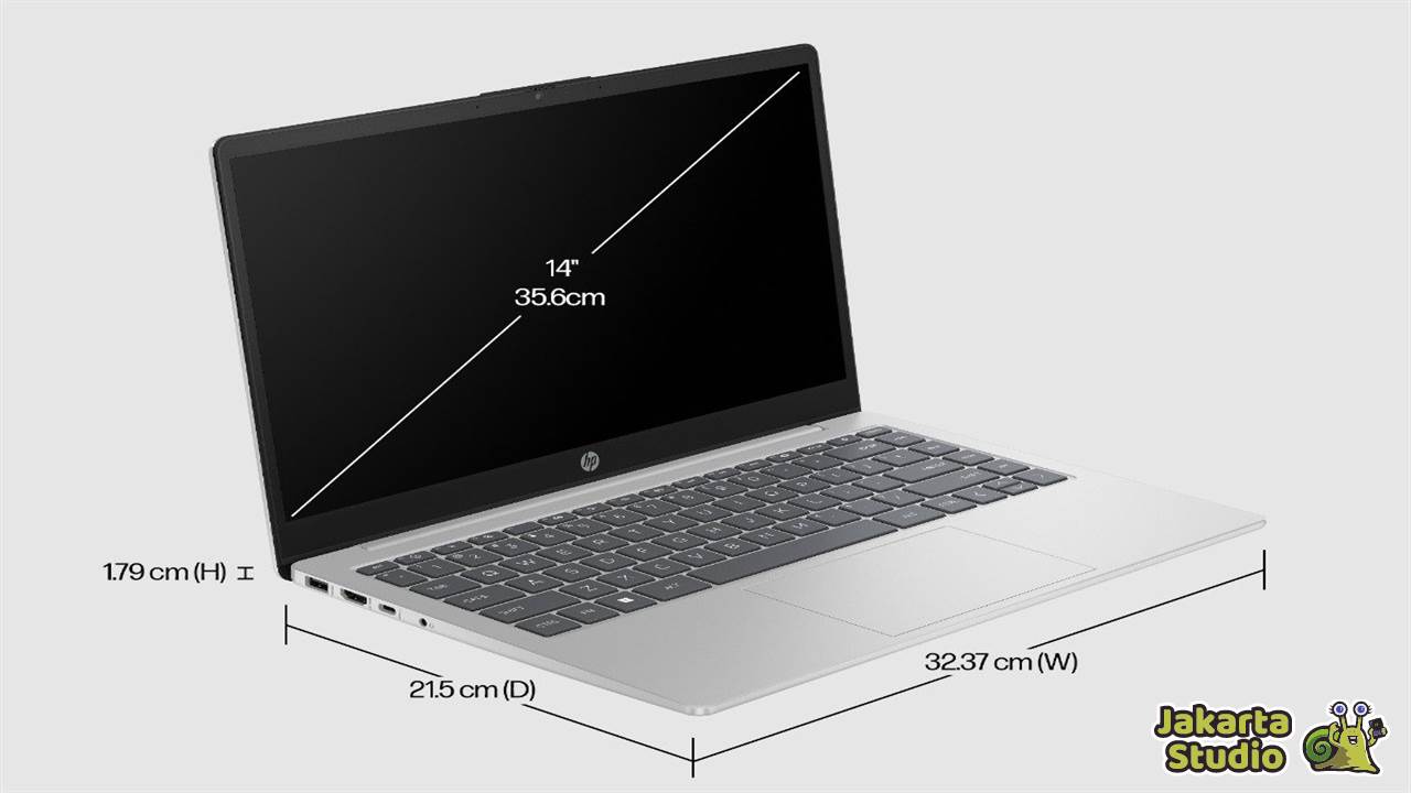 Laptop 14 Inch Berapa CM? Ini Jawaban dan Keunggulannya