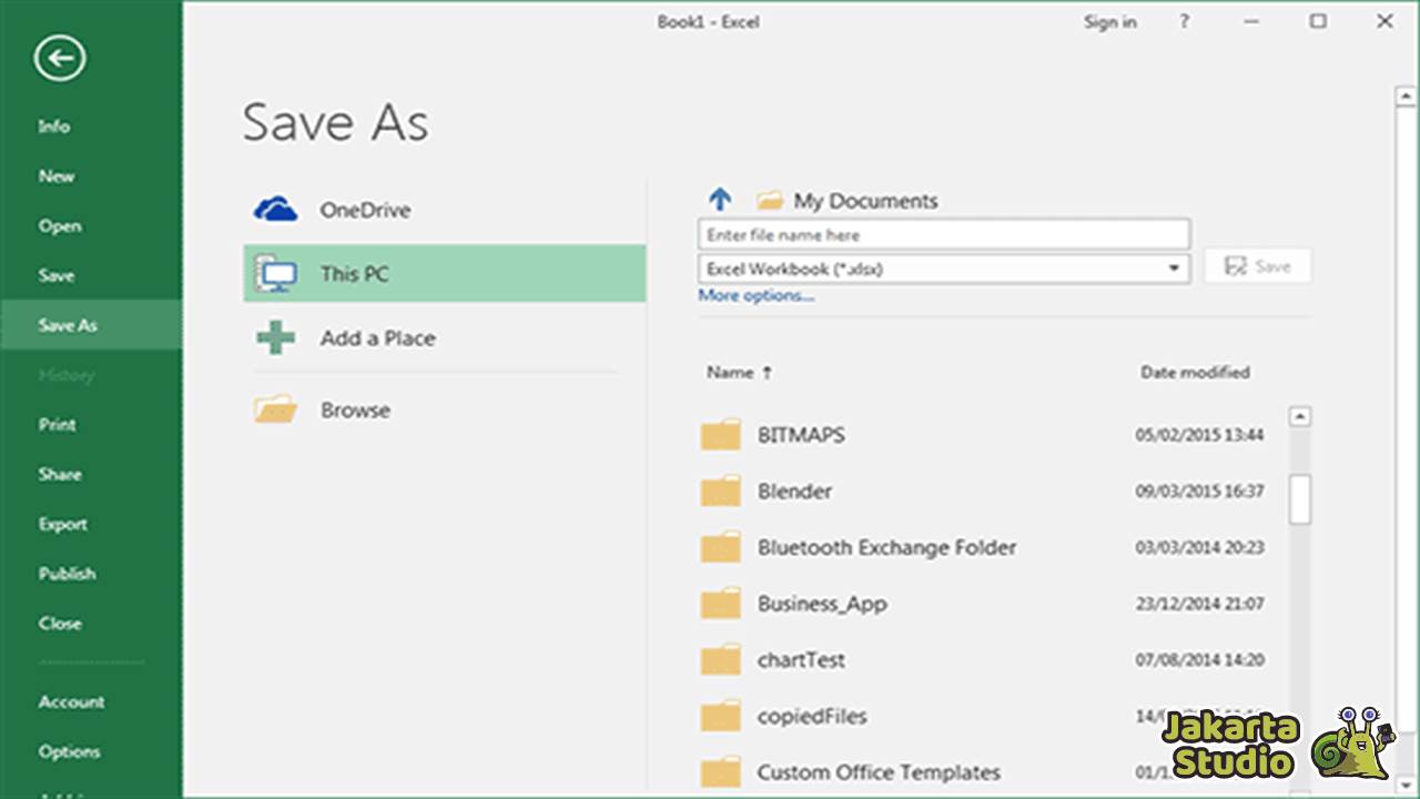 Cara Mengembalikan File Excel yang Belum Tersimpan