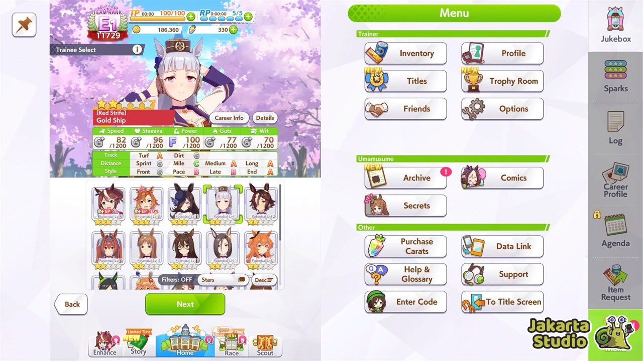 Build Gold Ship Terbaik di Umamusume: Pretty Derby