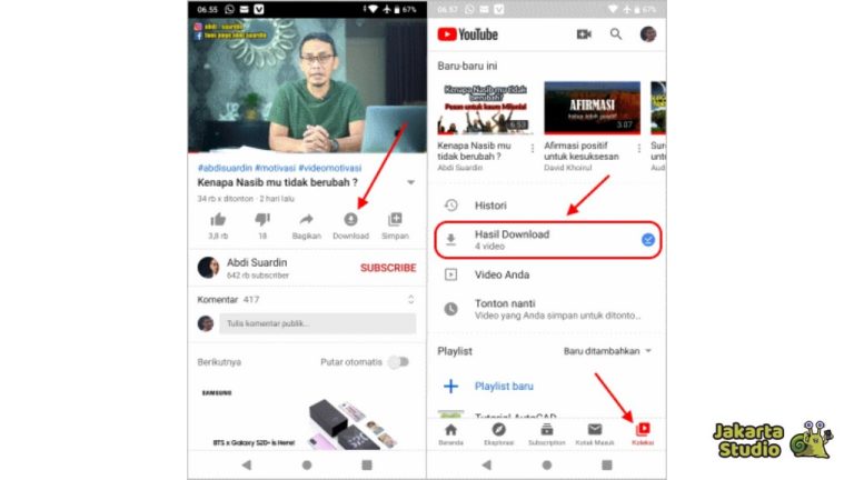 Cara download Video YouTube di laptop dan Android Tanpa Aplikasi