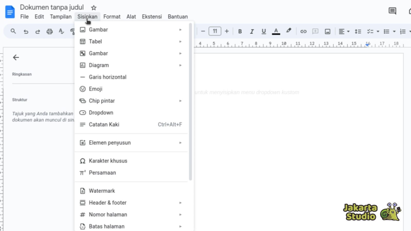 Cara Membuat Nomor Halaman di Google Docs PC, Android atau iOS