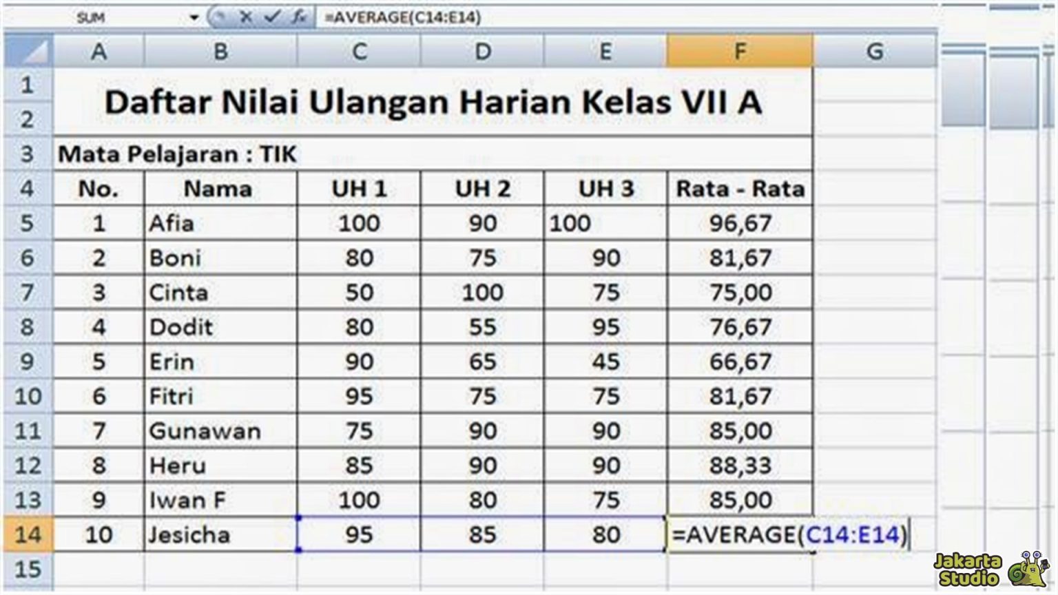 Cara Mudah Mewarnai Kolom Excel Secara Otomatis