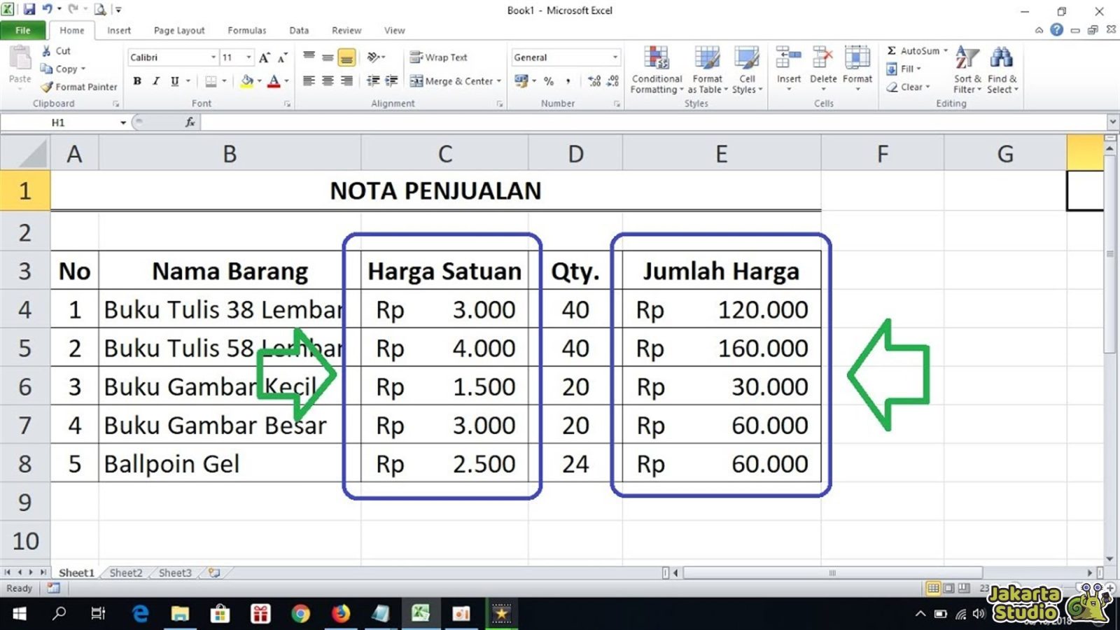 Cara Mudah Menambahkan Simbol Rupiah di Excel