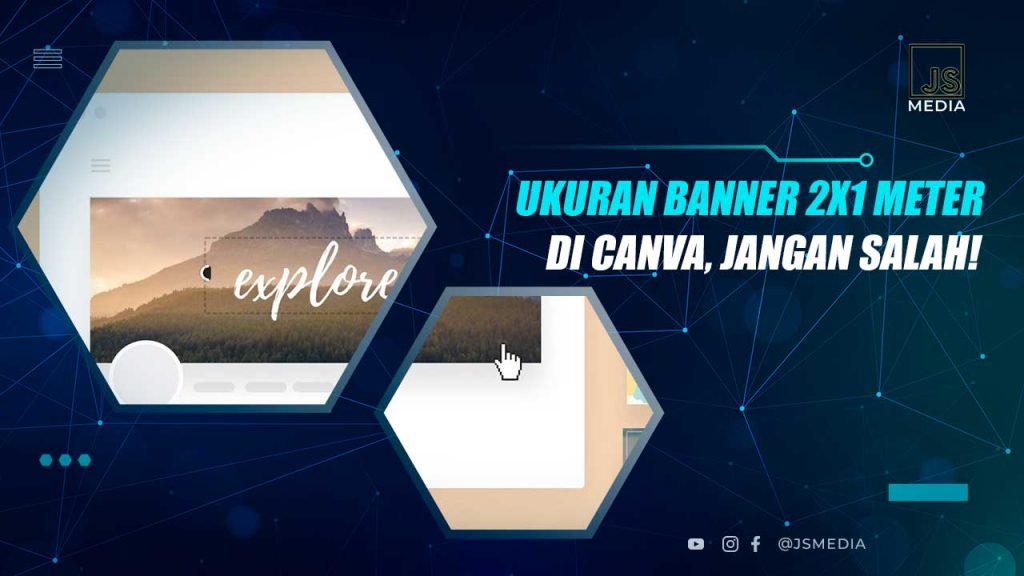 Ukuran Banner 2×1 Meter di Canva Agar Tidak Pecah