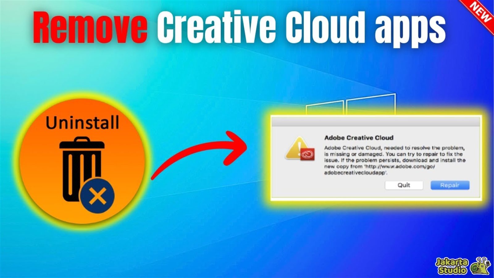 Cara Uninstall Adobe Creative Cloud di Windows dan Mac
