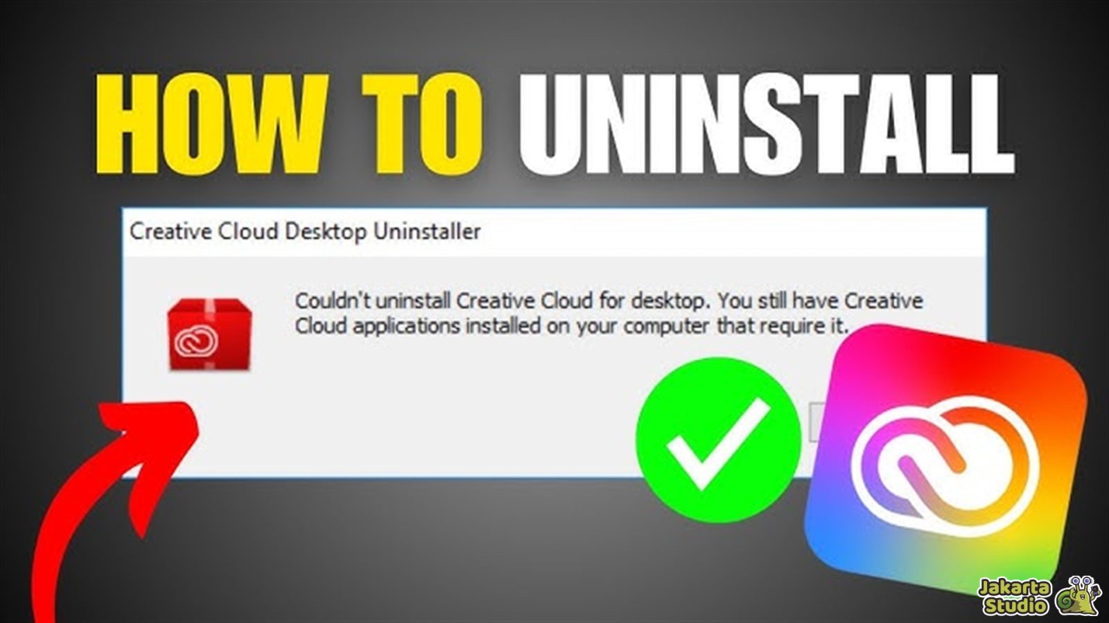 Cara Uninstall Adobe Creative Cloud di Windows dan Mac