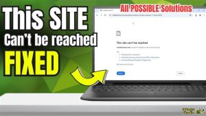 Cara Mengatasi Error This Site Can’t Be Reached