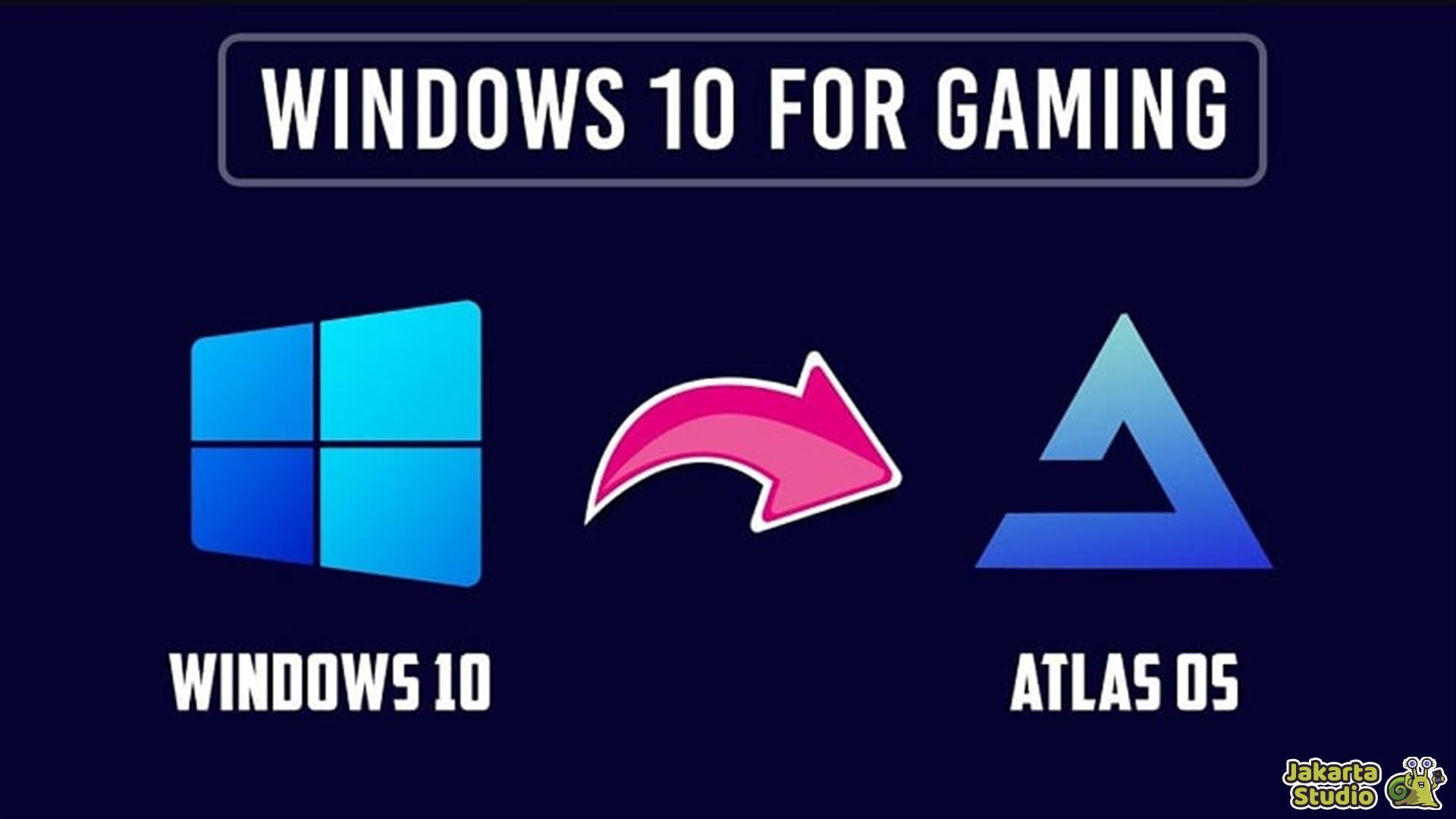 Cara Instal Atlas OS di Laptop atau PC Windows