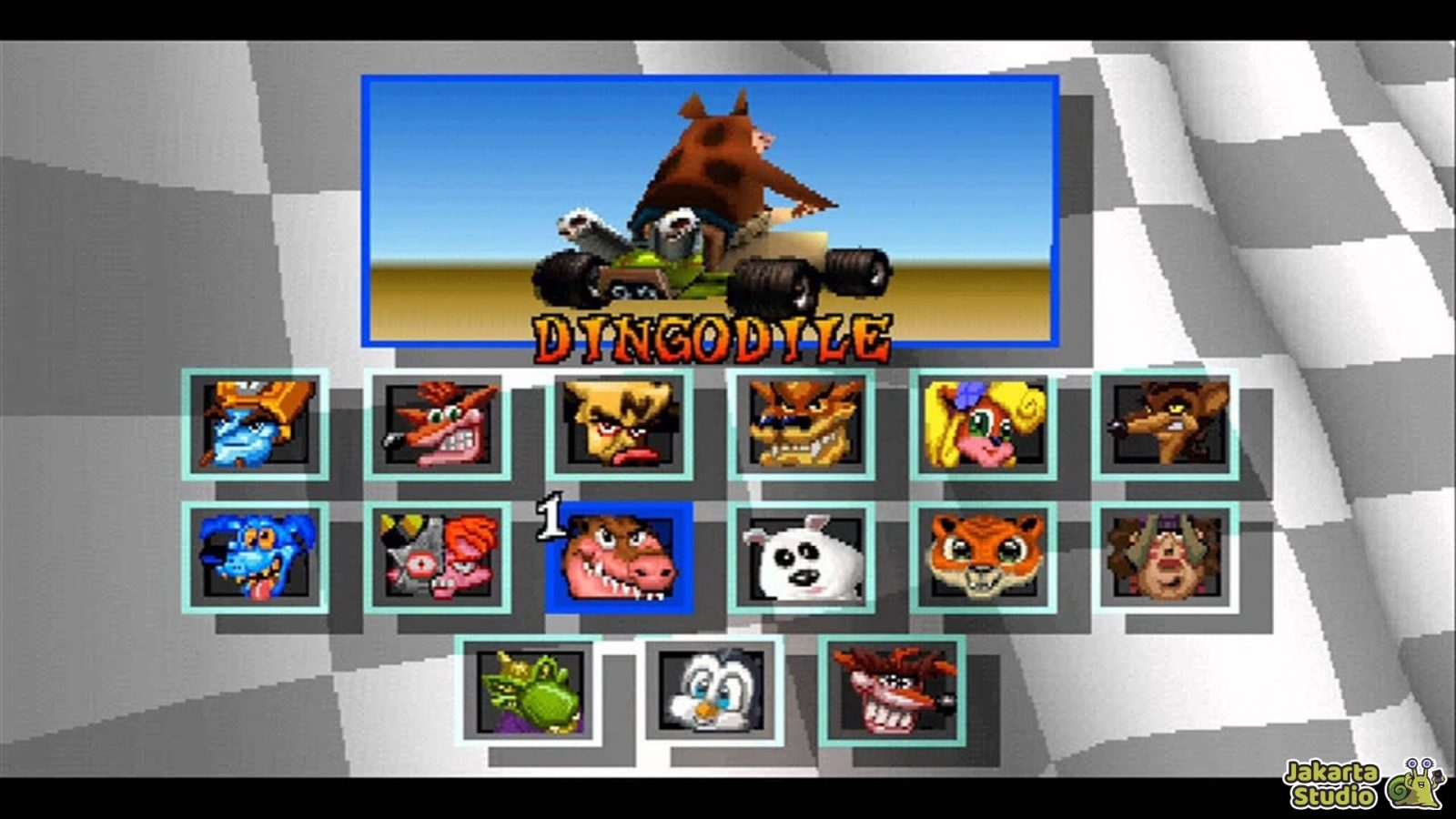 Cheat Unlock Semua Karakter CTR PS1