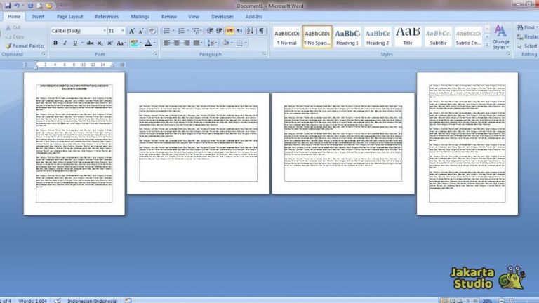 Cara Membuat Landscape di Word Hanya 1 Halaman dengan Mudah