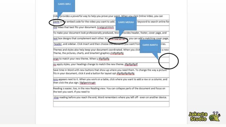 Cara Menghilangkan Garis Biru di Word dengan Mudah