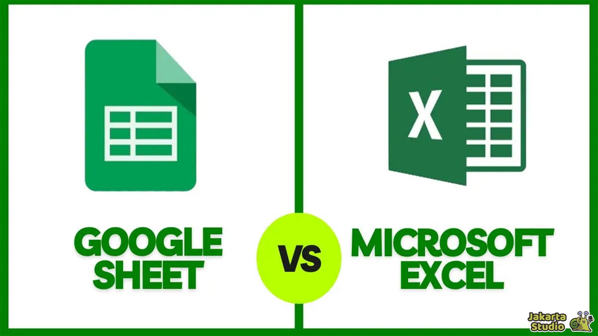 Perbedaan Google Sheets dan Microsoft Excel