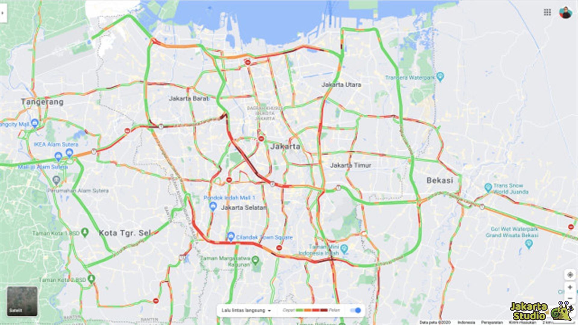 Cara Hindari Kemacetan Dengan Google Maps Saat Mudik