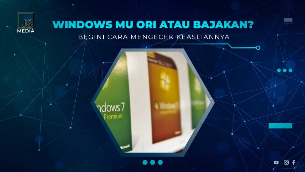 Cara Cek Windowsmu Original Atau Bajakan